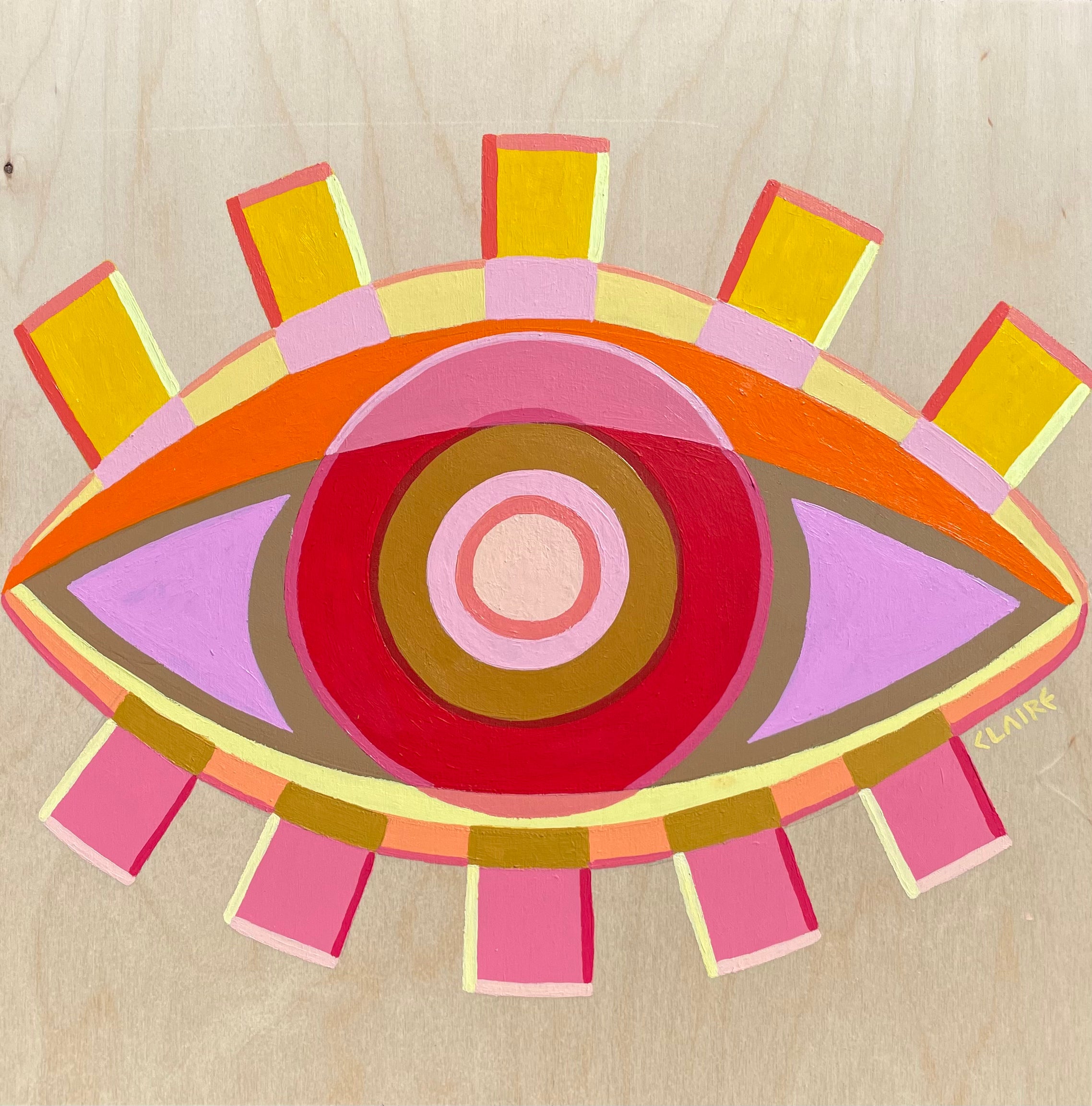 The Eyes Paintings (BIG VISIONARY) – artbyclaire.ca